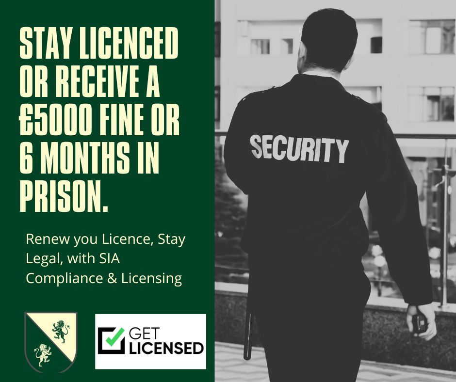 Book Your SIA Security License Training Here.